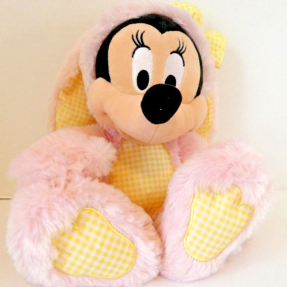Disney | Toys | Plush Disney Store Minnie Mouse In A Bunny Suit Stuffed ...
